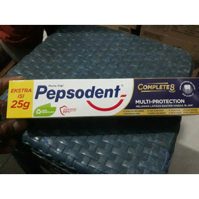 Jual Pepsodent Complete 8 Action 150g + 25g | Shopee Indonesia