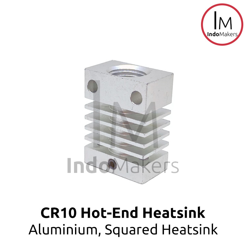 Jual CR10 3D Printer Aluminium Heatsink Radiator Squared Silver ...