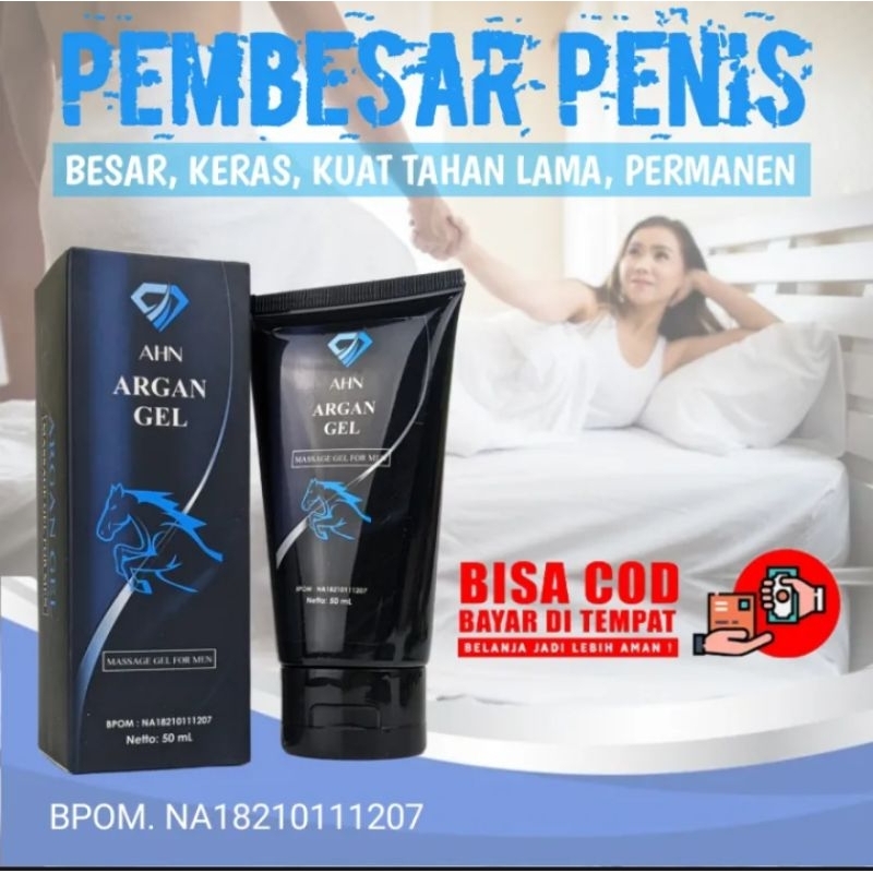 Jual AHN ARGAN GEL Massage Gel For Men pembesar alat vital pria permanen bpom pennis yg asli ...