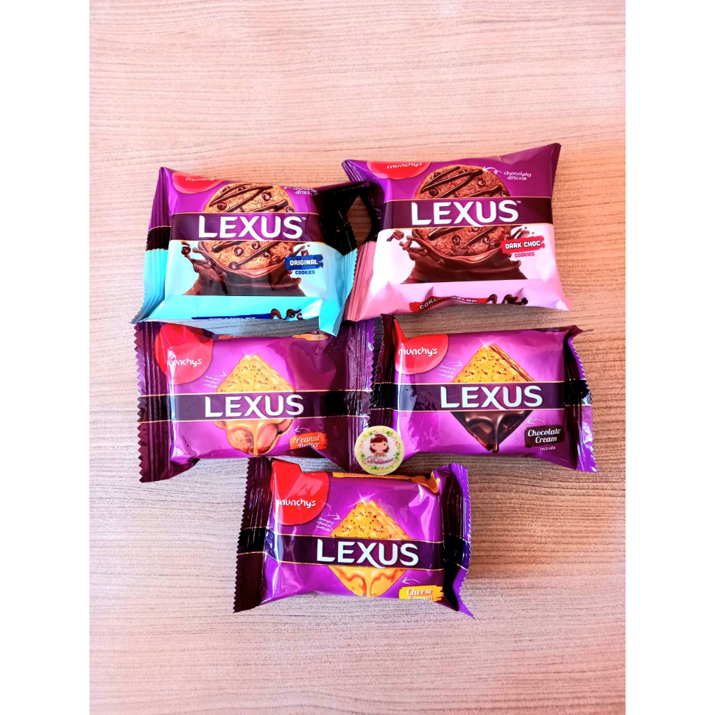 Jual Snack import | Eceran Lexus Cookies Original, Dark choco 27gr ...