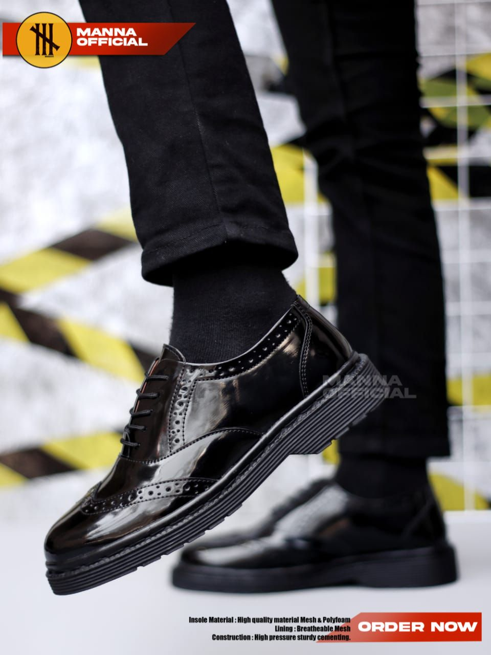 Jual Sepatu Pantofel Pdh Kerja Mengkilap Formal Hitam Pria | Shopee ...