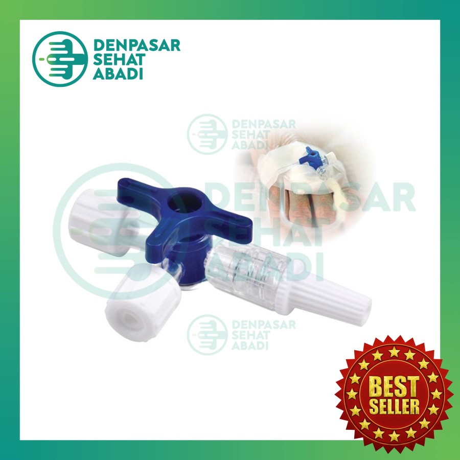 Jual ONEHEALTH Konektor Infus Three Way Stopcock IV Line | Shopee Indonesia