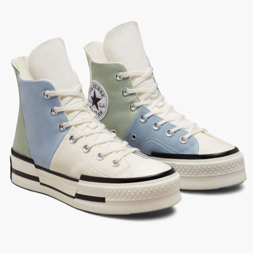 Jual Sepatu Sneakers Unisex CONVERSE Chuck 70 Plus High Summit Sage Egret Original A04370C ...