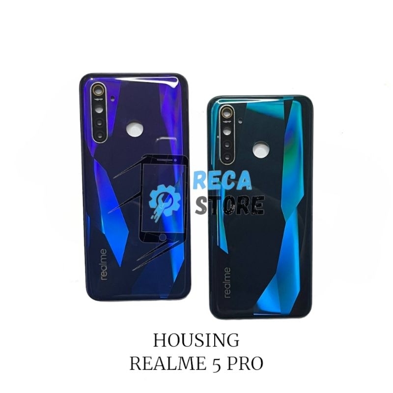 Jual Back Casing Housing Backdoor + Bezel Realme 5 Pro Original ...