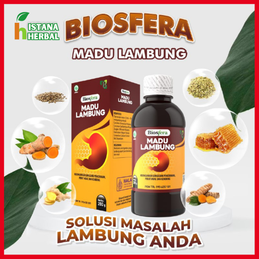 Jual Biosfera Madu Lambung Herbal Maag Obat BIOMAAG ORIGINAL 280 gram ...