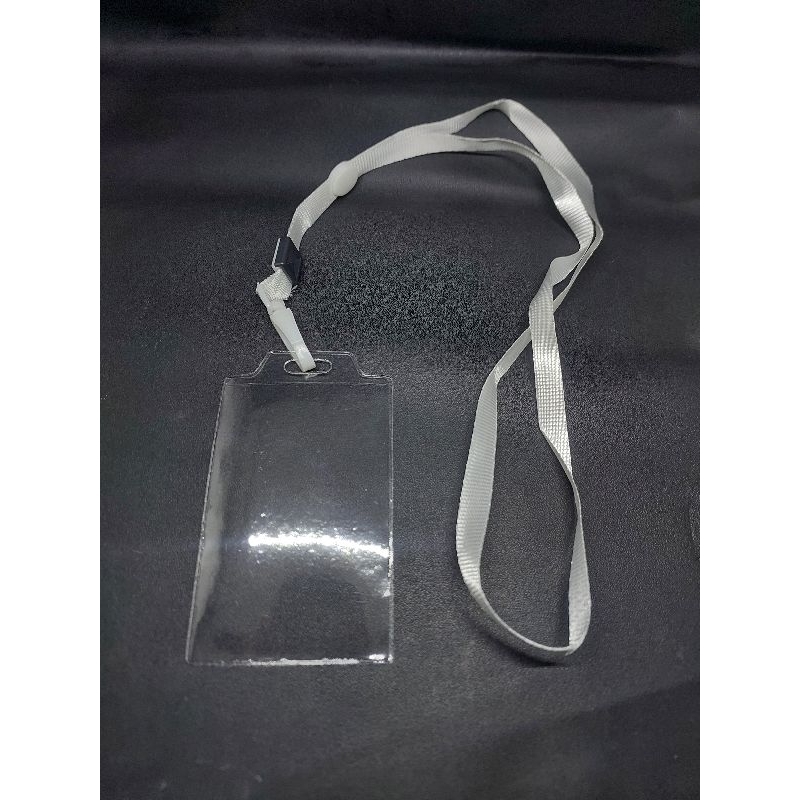 Jual SET PLASTIK ID 1 SET KARTU NAMA + TALI DIJAMIN MURAH / NAME TAG ...