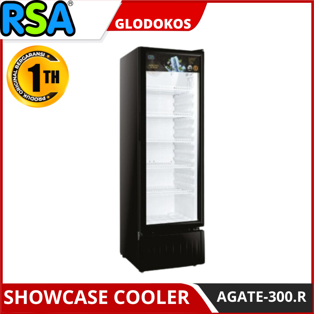 Jual Showcase Cooler Minuman Rsa Agate-300.R Showcase Cooler Pendingin ...