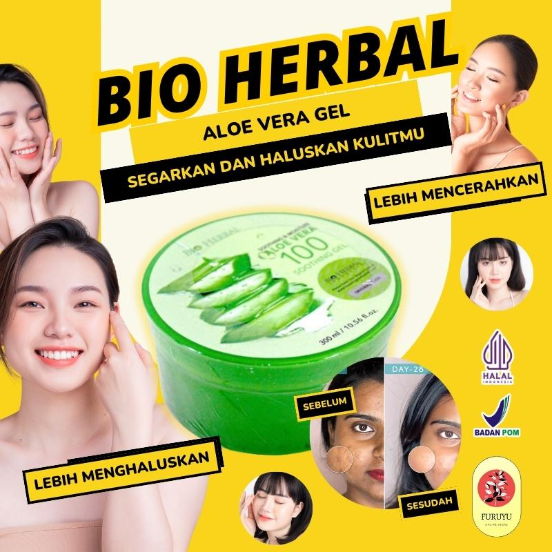 Jual Bio Herbal Aloe Vera Soothing Gel Original Ekstrak Lidah Buaya
