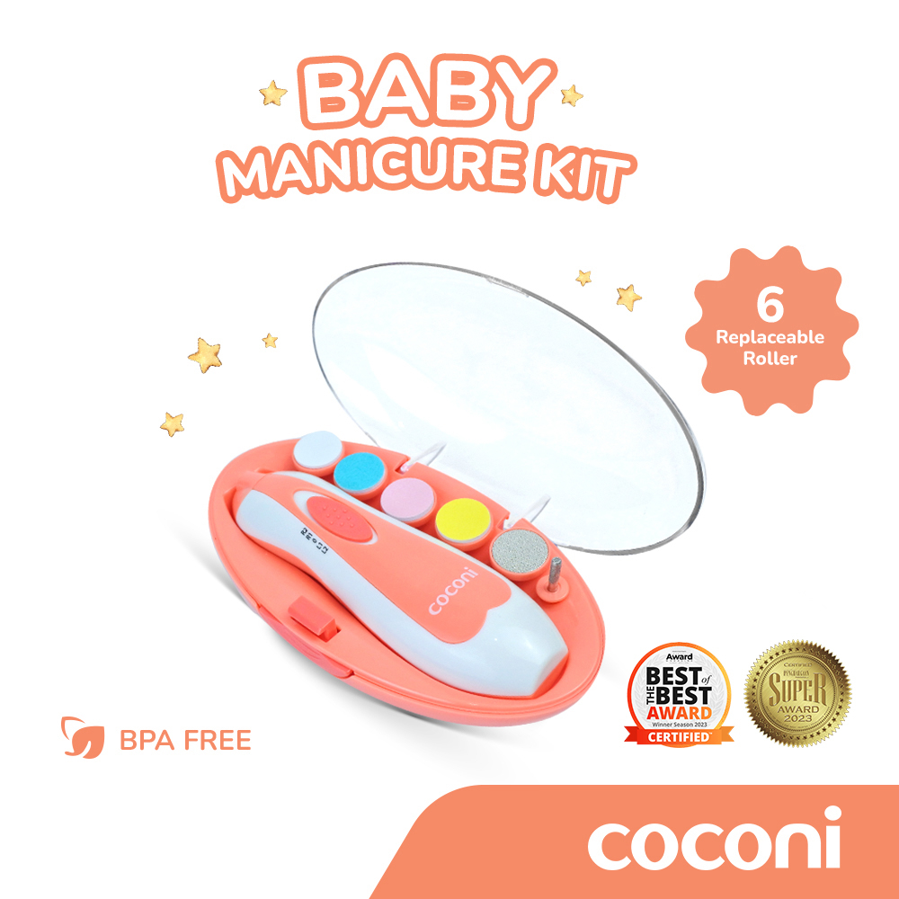 Jual Coconi Baby Nail Trimmer | Gunting Kuku Elektrik Bayi & Dewasa Manicure Set | Shopee Indonesia