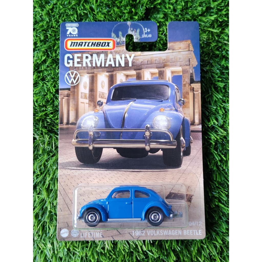 Jual MATCHBOX GERMANY SERIES 1962 VOLKSWAGEN BEETLE BIRU BLUE 70 YEARS ...