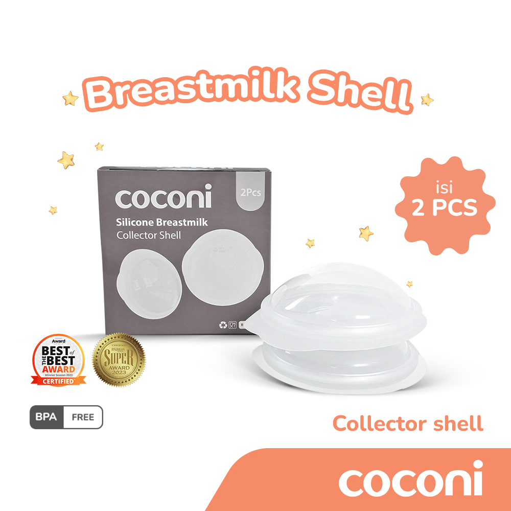 Jual COCONI Breast Milk Collector Shell 2 Pcs | Alternatif Breast Pad ...
