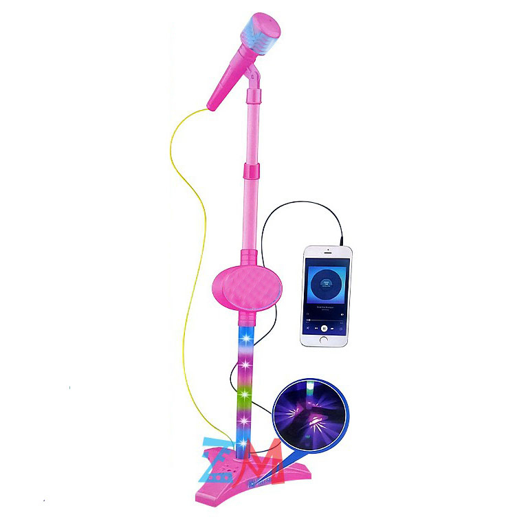 Jual Mainan Anak Microphone Mic Pink Adventure Nyanyi Karaoke Sing ...