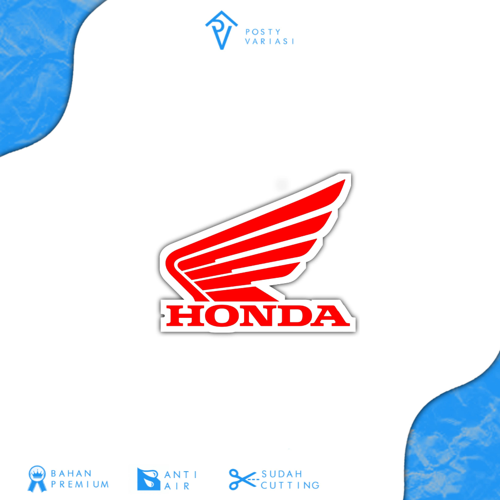 Jual Stiker HONDA Stiker Motor Sticker Racing Print Waterproof Satuan ...