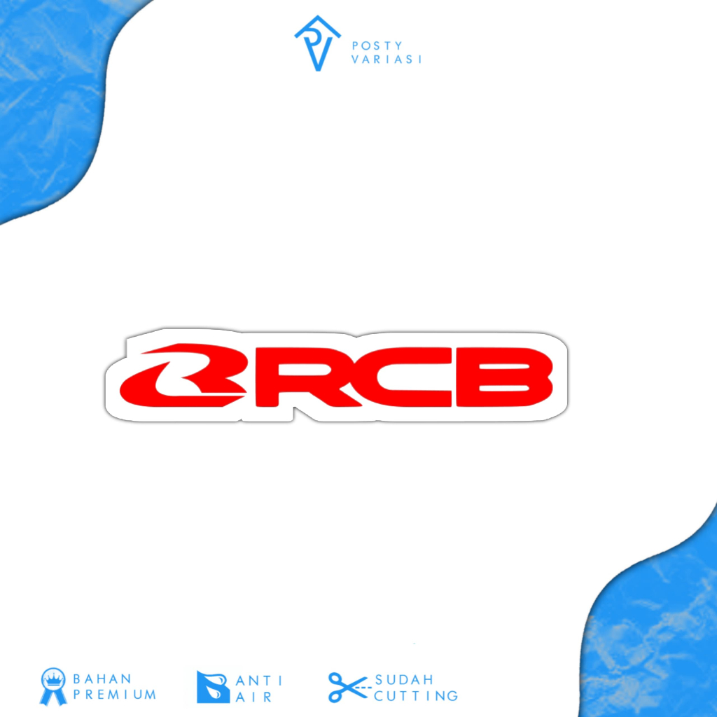 Jual Stiker RCB Stiker Motor Sticker Racing Print Waterproof Satuan ...