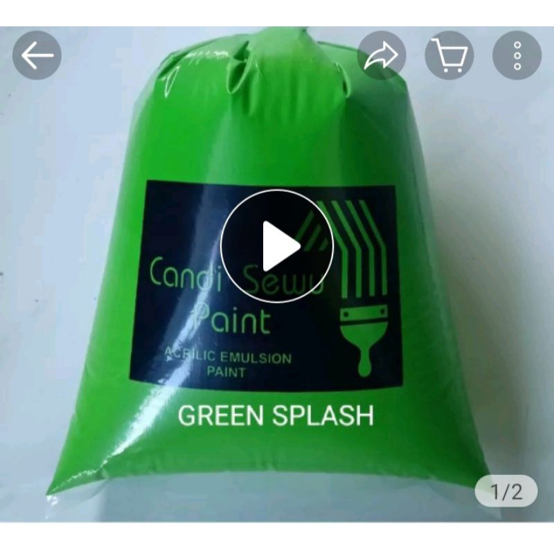 Jual CAT TEMBOK 1 KG WARNA GREEN SPLASH(504)//KWALITAS SUPER | Shopee ...