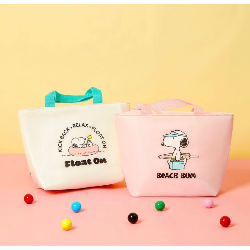 Jual SNOOPY MINISO PEANUTS LUNCH BAG TAS TEMPAT PENYIMPANAN MAKANAN ...