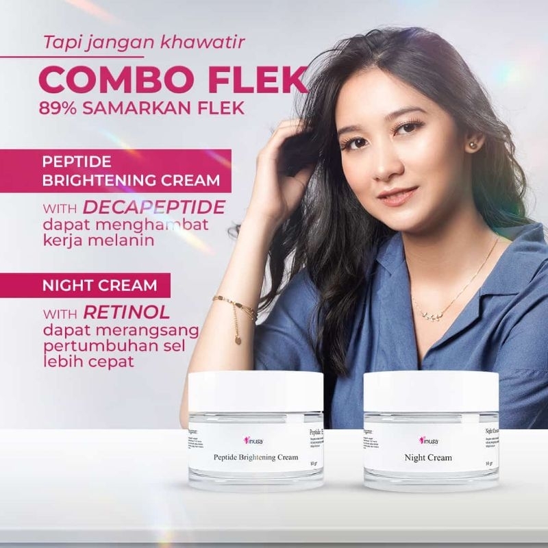 Jual Inusa Combo Bundling For Flek (Atasi Flek Bintik Hitam & Melasma pada Wajah) | Shopee Indonesia