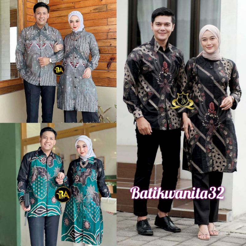 Jual Batik Couple Batik Couple Modern Baju Batik Couple Batik Tunik ...