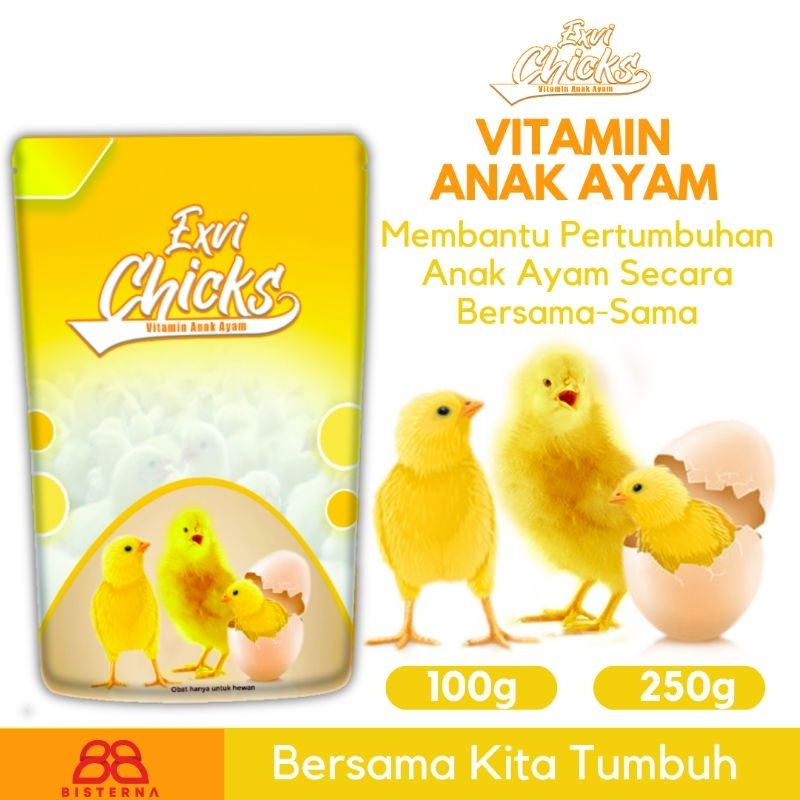 Jual Exvi Chicks vitamin IMUNITAS anak ayam menambah bobot lebih cepat ...