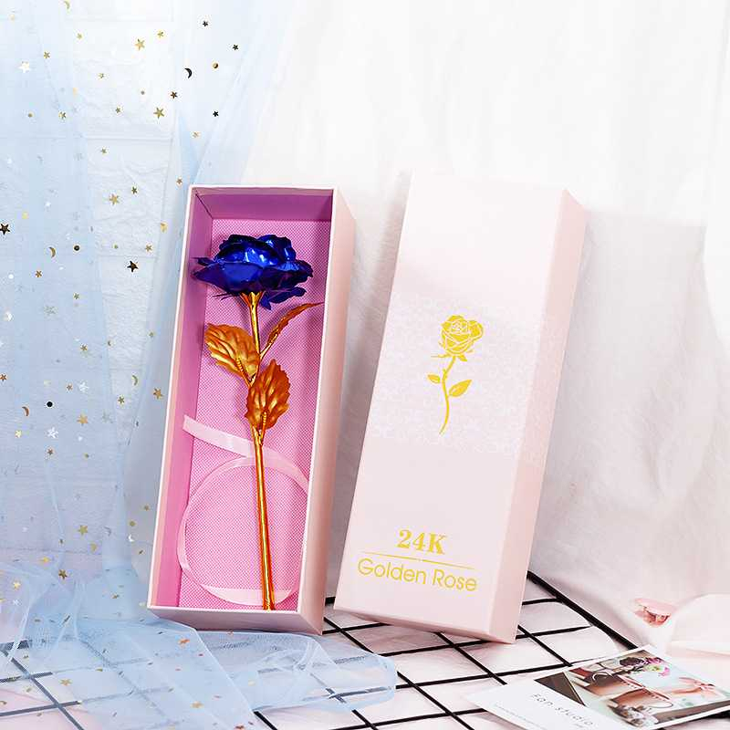 Jual Bunga Mawar Dekorasi Gift Foil Rose Artificial Flower | Shopee ...
