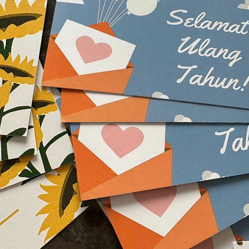 Jual Tambahan Kartu Ucapan / Greeting Card Variasi Random Bisa Request ...