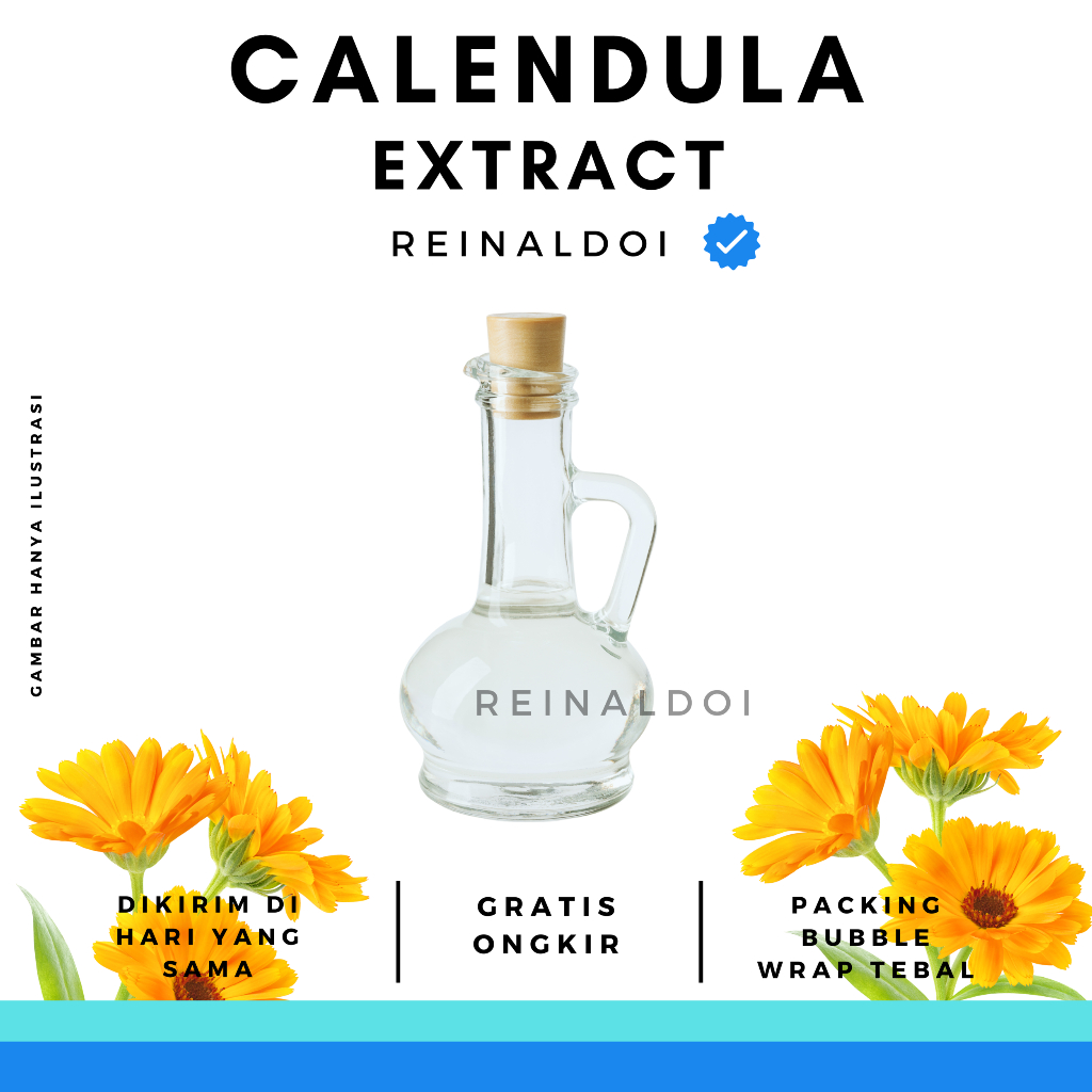 Jual Calendula Extract Ekstrak Bunga Kalendula Pot Marigold 100 ML ...