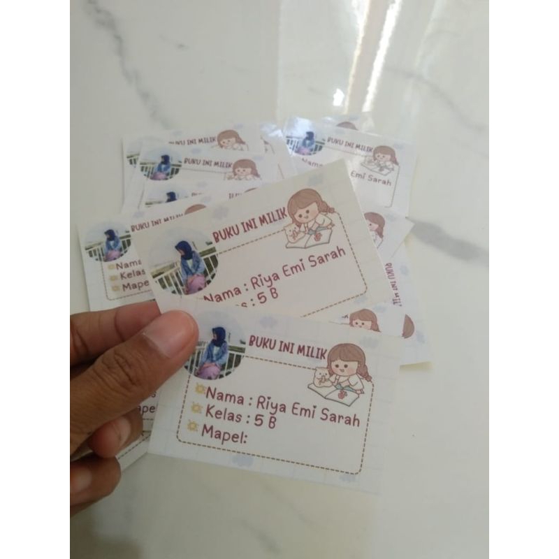 Jual STIKER MAPEL TINGGAL TEMPEL / STIKER BUKU PELAJARAN SEKOLAH ...
