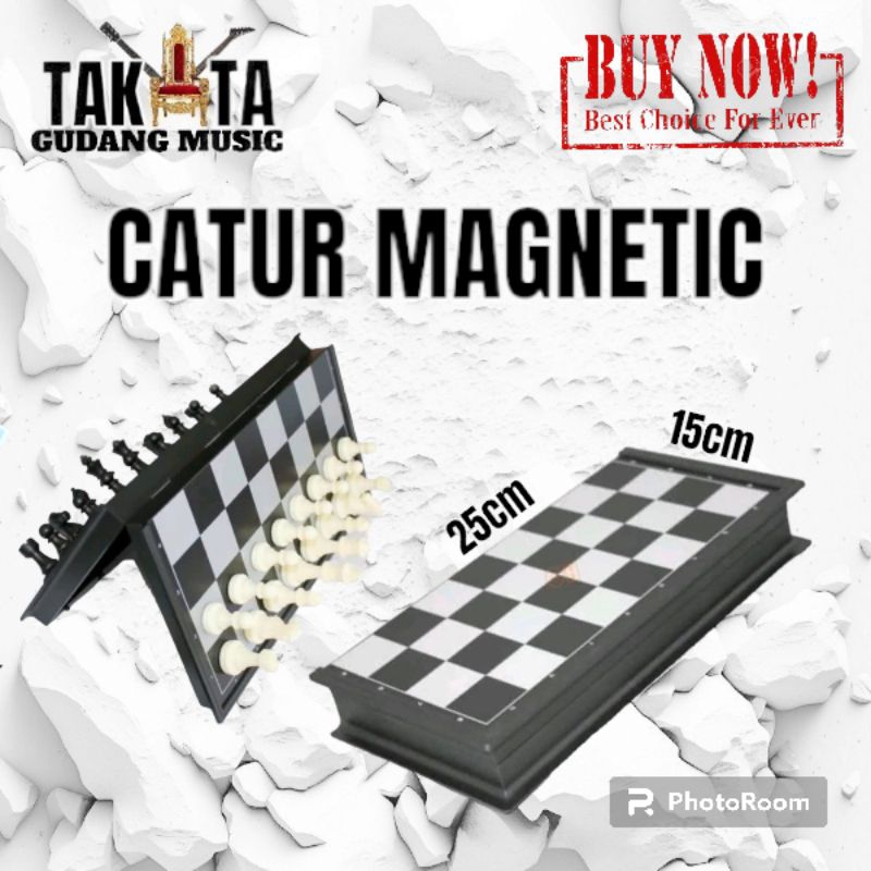 Jual Olah Pikiran Catur Permainan Papan Catur Magnet Folding Chessboard ...
