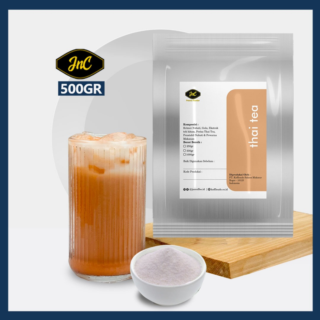 Jual JnC Thai Tea Powder 500 G | Bubuk Minuman | Shopee Indonesia