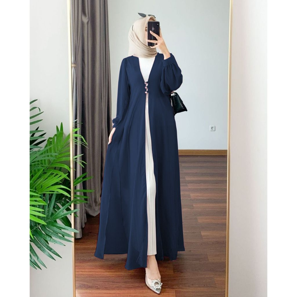 Jual desfa store - Miscinta Outer Dress Ceruty Gamis Outer Ceruty Pesta ...