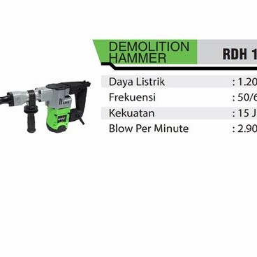 Jual RYU DEMOLITION HAMMER RDH 15 RYU RDH 15 jack hammer drill mesin ...