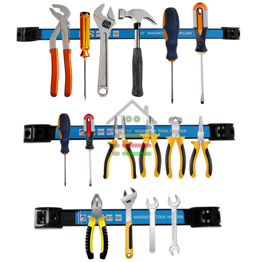 Jual MAGNETIC TOOL BAR HOLDER PENAHAN MAGNET PERTUKANGAN 8" 12" 18" 24 ...