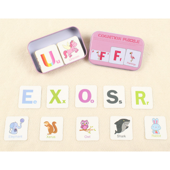 Jual Cognition Puzzle - Flash Card - Memory Game Matching Game card ...