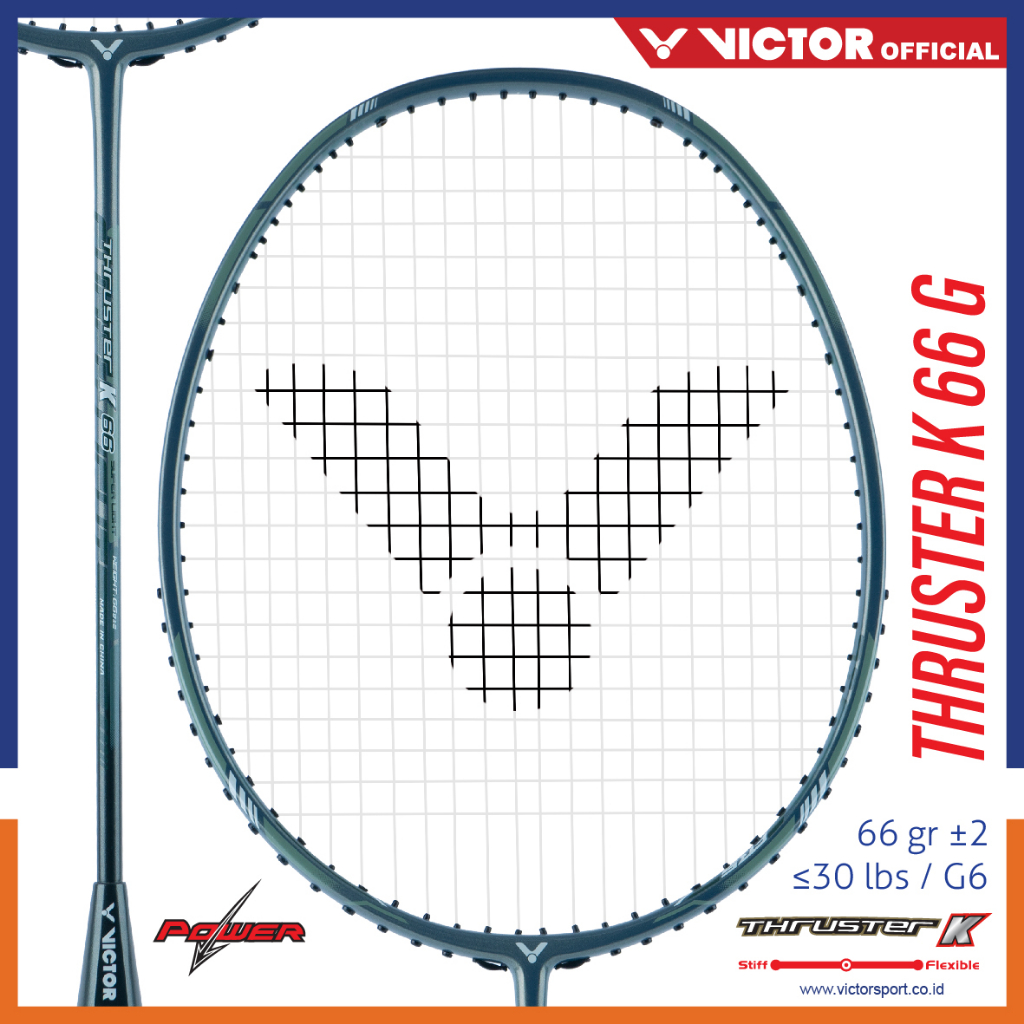 Jual VICTOR Raket Badminton Thruster K 66 / Tk-66 g | Shopee Indonesia