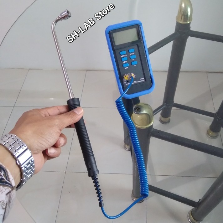 Jual Thermometer Plus Thermocouple Single Channel Type K Plus Surface ...