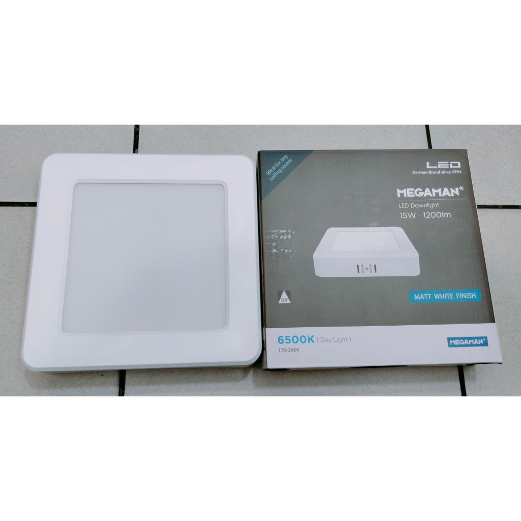 Jual MEGAMAN LAMPU LED DOWNLIGHT 15W KOTAK LAMPU LED DOWNLIGHT PERSEGI ...