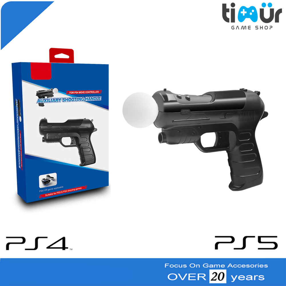 Jual Pistol Tembakan Game Gun Shooting Move Controller PS3 PS4 PS5