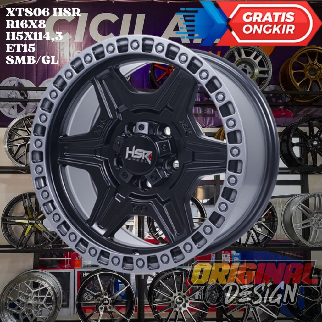 Jual Velg Mobil Ring 16 HSR XTS06 R16 Untuk Innova Taruna Kuda L300 ...