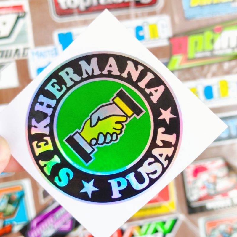 Jual stiker INNA MA'AL USRI YUSRO / Stiker Islami / stiker kata kata ...