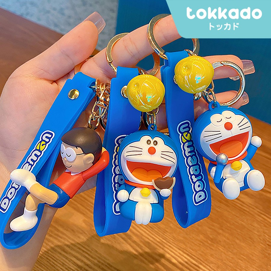 Jual TOKKADO Doraemon Keychain Gantungan Kunci Nobita Original Lucu ...
