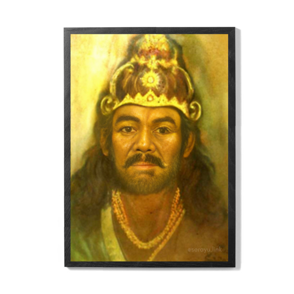 Jual Hiasan Dinding Lukisan Cetak "Prabu Jayabaya - Raja Kediri" Poster ...