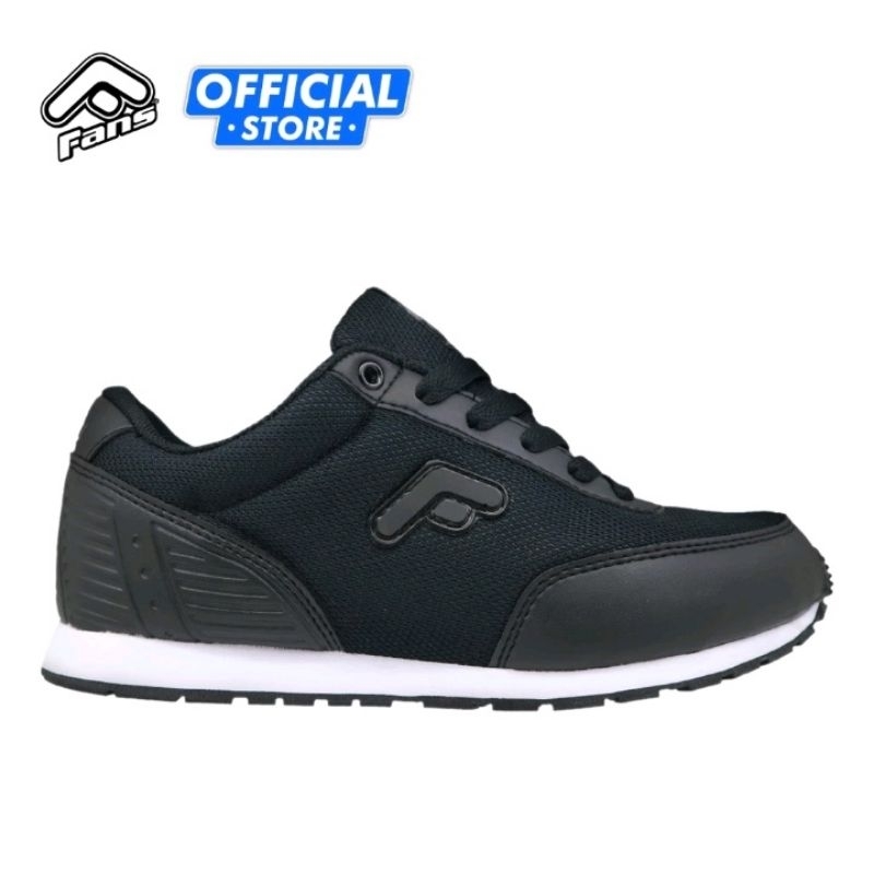 Jual Sepatu Olahraga Lari Jogging Sekolah Fans Axel BW Black Hitam ...