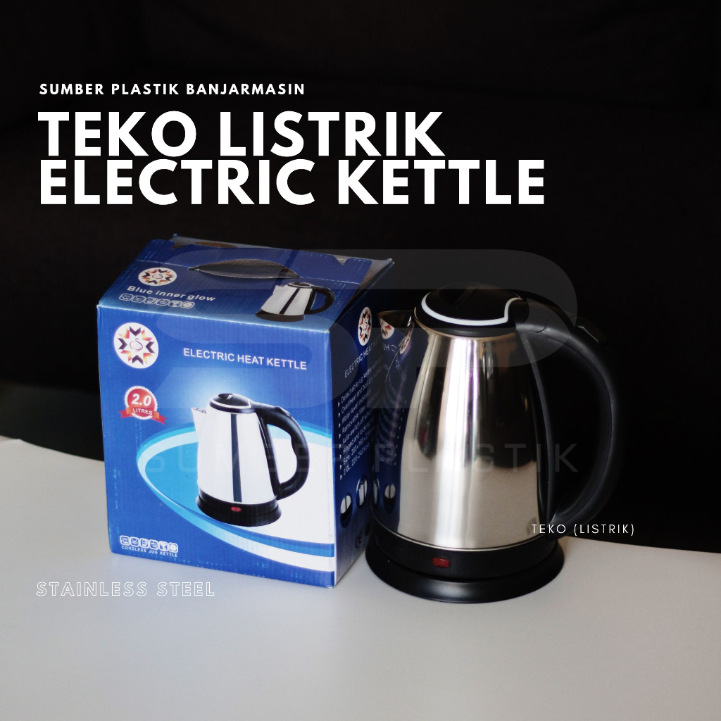 Jual Teko Listrik Pemanas Air Electric Kettle Ketel Besar Otomatis ...
