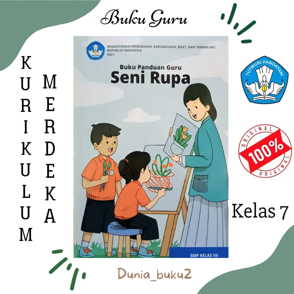 Jual BUKU GURU SENI RUPA KURIKULUM PENGGERAK-MERDEKA KELAS 7 SMP/MTS | Shopee Indonesia