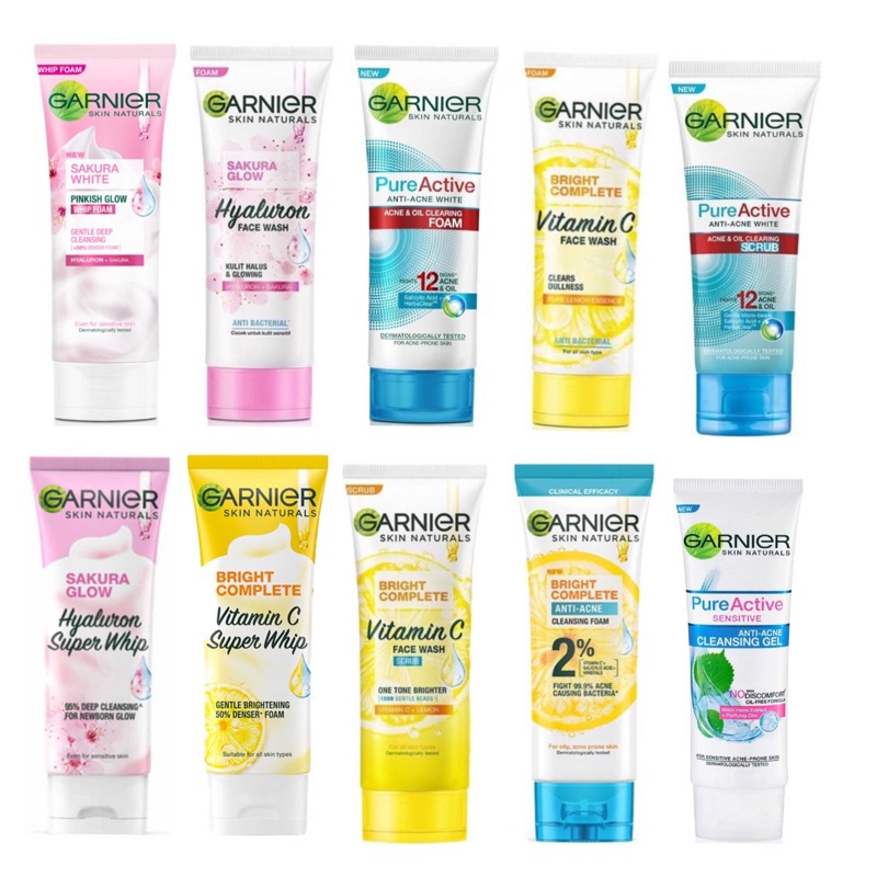Jual Garnier Facial wash Bright Complete 100ml | Shopee Indonesia