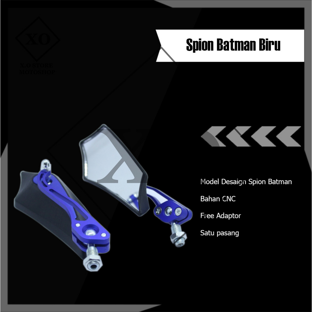 Jual Sepion Spion Batman Koso Lipat Bahan Cnc Universal Semua Motor ...