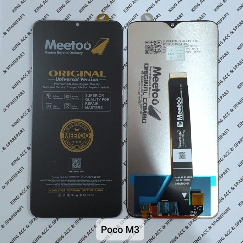 Jual MEETOO LCD TOUCHSCREEN XIAOMI POCO M3 REDMI 9T 9 POWER NOTE 9 4G ...