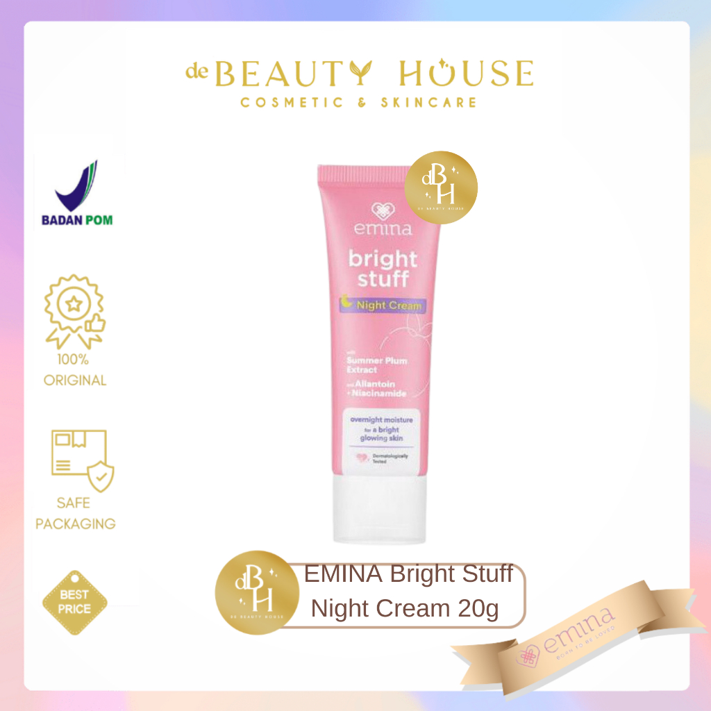 Jual EMINA Bright Stuff Night Cream 20g | Shopee Indonesia