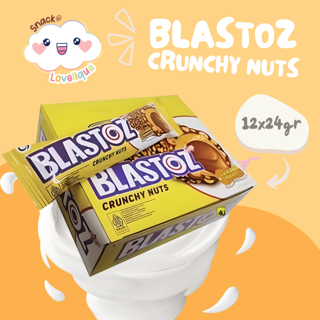 Jual Blastoz Wafer Roll 24gr 1 BOX Isi 12 pcs All Variant ( Chocolate ...