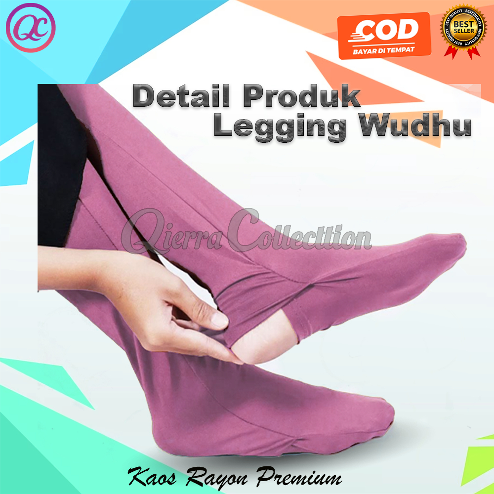 Jual Legging Wudhu/Wudu Wanita Spandex Rayon Premium/Legging Wudhu ...